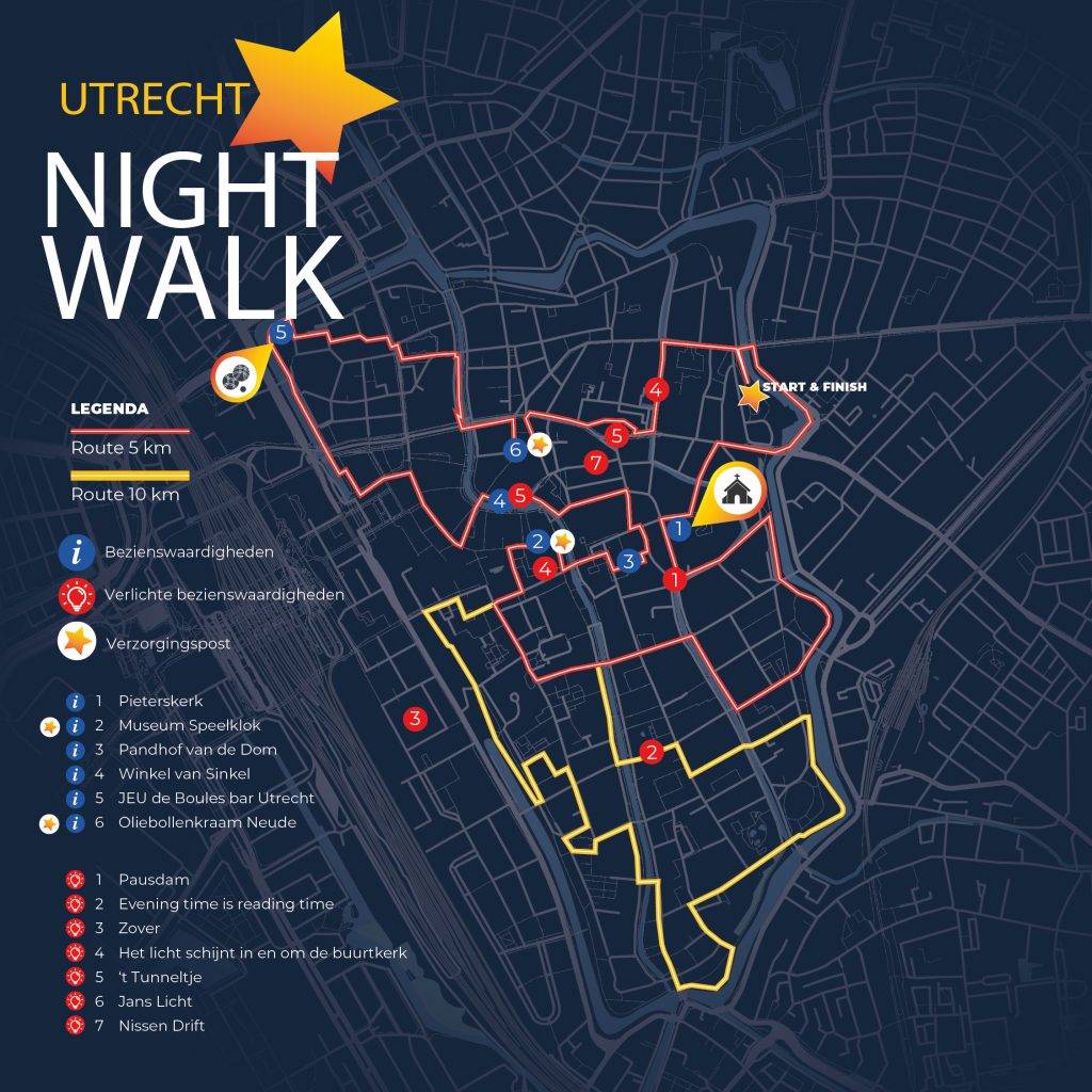 Routes - Utrecht Night Walk